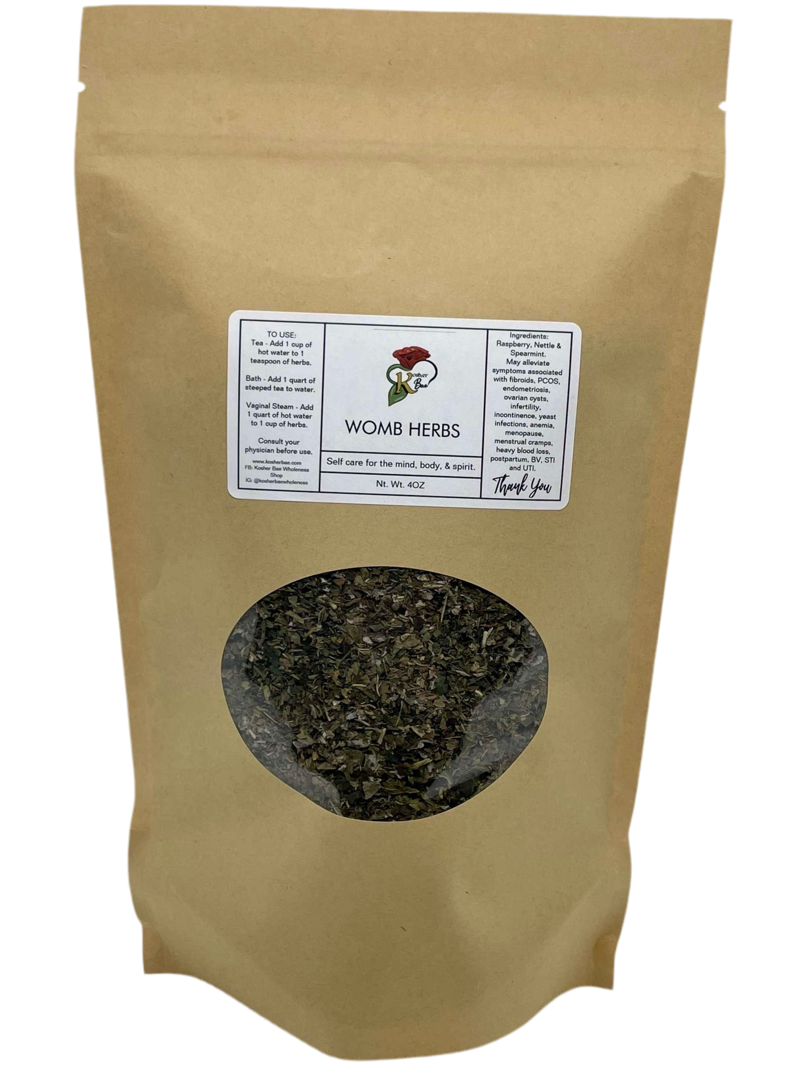 Womb Herbs – Kosher Bae Wholeness Shop